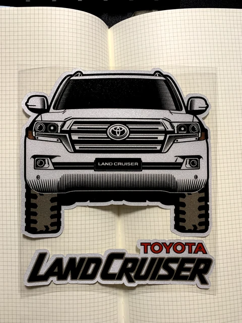 TOYOTA LAND CRUISER Offroad modify sticker decal Prado LC70 LC120 ...