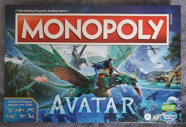 MONOPOLY AVATAR EDITION Brettspiel Defend Pandora gegen die DDR Hasbro ...