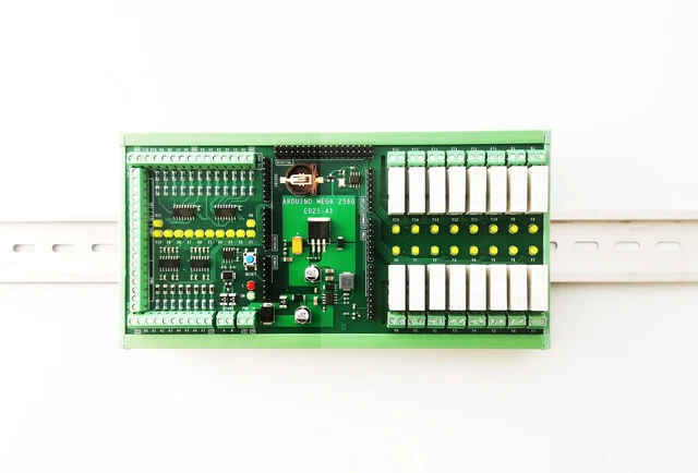 Arduino Mega 2560 Plc Carrier Rs485 I2c Spi Analog Digital Inputs Relay 2748