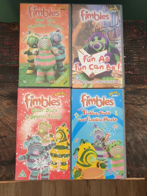 FIMBLES VHS BUNDLE x4 Fun as Can Be Fimble Feeling Tingles Toots BBC ...