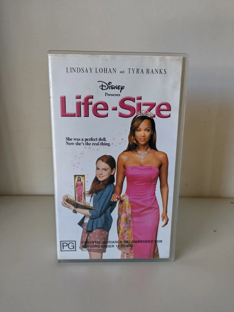 DISNEY LIFE-SIZE VHS tape lindsay lohan $8.00 - PicClick AU