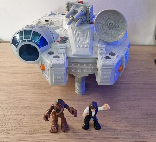 GALACTIC HEROES STAR Wars Millennium Falcon Echo Base Playset Figures ...