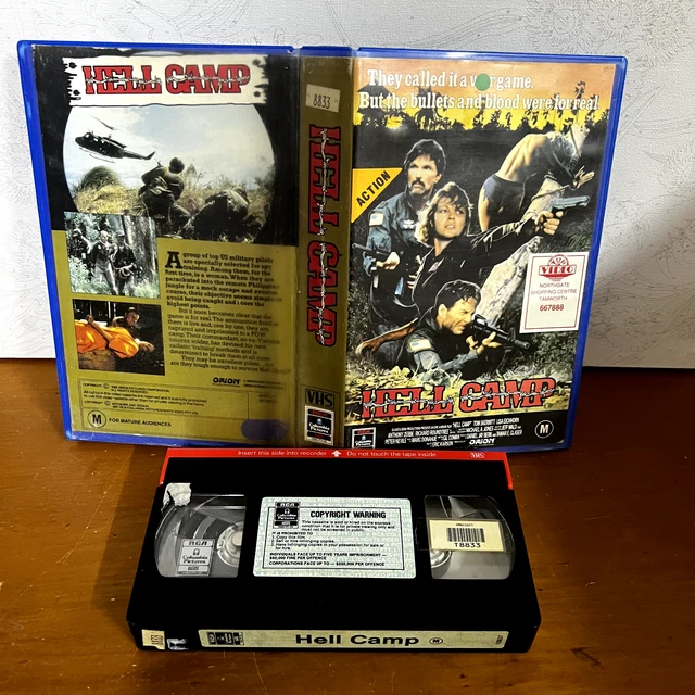 HELL CAMP RARE Vintage Ex-Rental Video VHS RCA $10.00 - PicClick AU