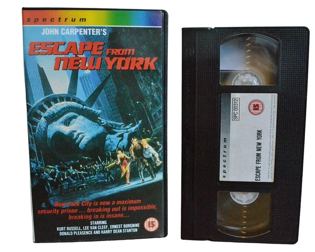 ESCAPE FROM NEW York [VHS] [VHS Tape] £24.99 - PicClick UK
