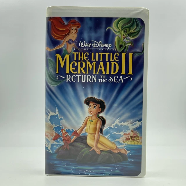 THE LITTLE MERMAID II Return To The Sea VHS, Walt Disney Clamshell $5. ...