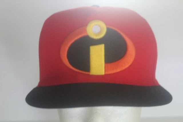 DISNEY PIXAR INCREDIBLES Movie Hat Logo Snap Back Baseball Cap NWT £18. ...