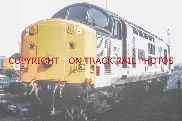 UK RAILWAY PHOTOGRAPH Of Class 37 37504. Rm37-2190 £1.70 - PicClick UK