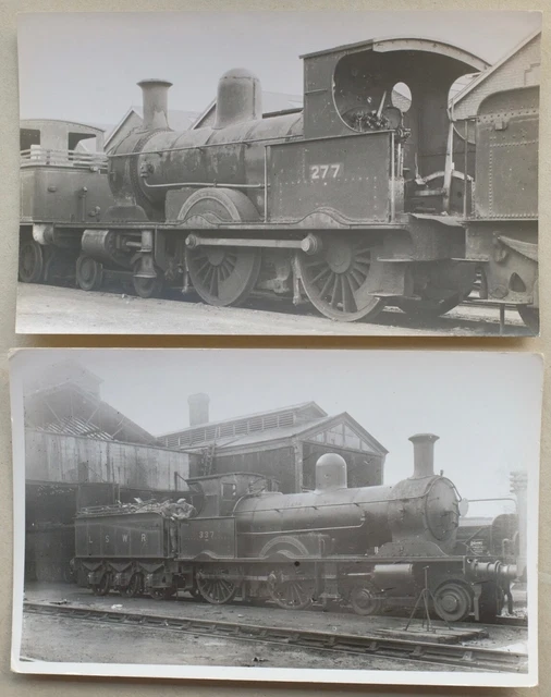 LSWR, WM. ADAMS CLASS 380 4-4-0 LOCOMOTIVES Nos.277 & 337 £2.80 ...