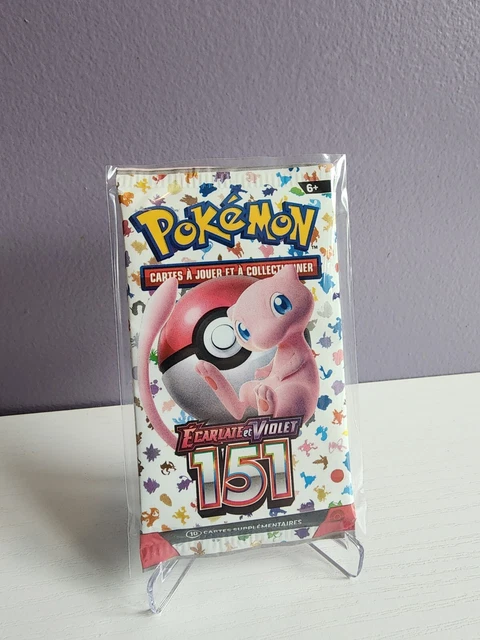 POKEMON SCARLET & Violet 151 In French Francais Single Booster Pack ...