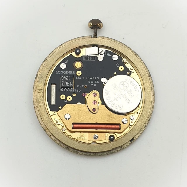MOVIMENTO LONGINES ETA cat.255.411 funzionante completo di quadrante e ...