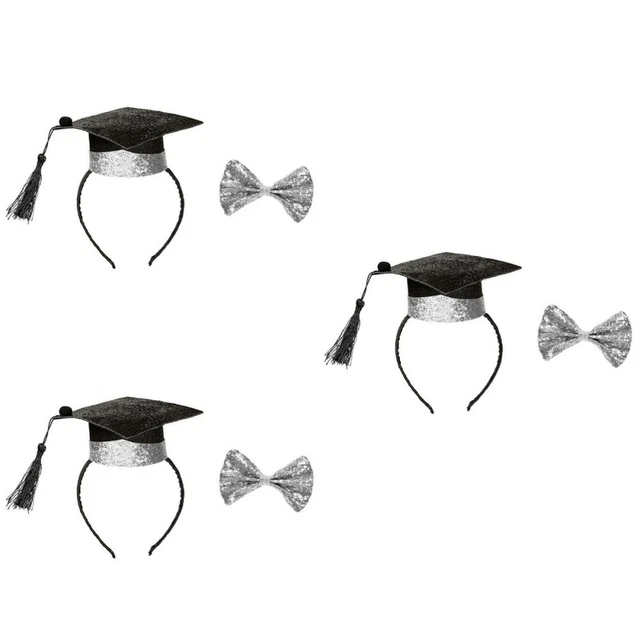 SAISON DES DIPLÔMES 3x noeud de graduation coiffe de graduation EUR 12 ...