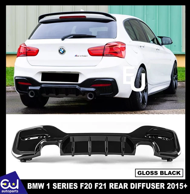 FOR BMW 1 Series F20 F21 Rear Diffuser Facelift Lci 135/140 Look Gloss ...