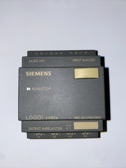 PLC SIEMENS LOGO 24V AC/DC 8 input, 4 output EUR 95,00 - PicClick IT