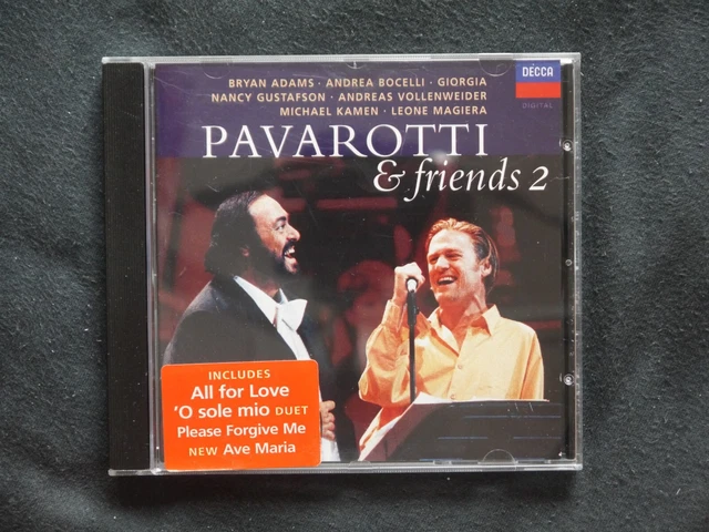 CD PAVAROTTI & Friends 2 feat. Bryan Adams / Nancy Gustafson / Andrea Bocelli EUR 1,00 - PicClick IT
