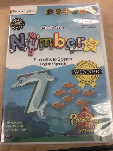 MEET THE NUMBERS DVD Pre-K Early Learning math £11.66 - PicClick UK