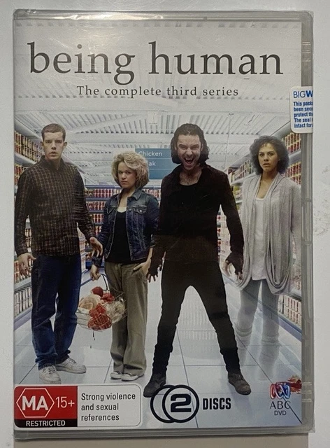 BEING HUMAN SERIES 3 DVD Season 3 TV Show Region 4 PAL Brand New Sealed ...