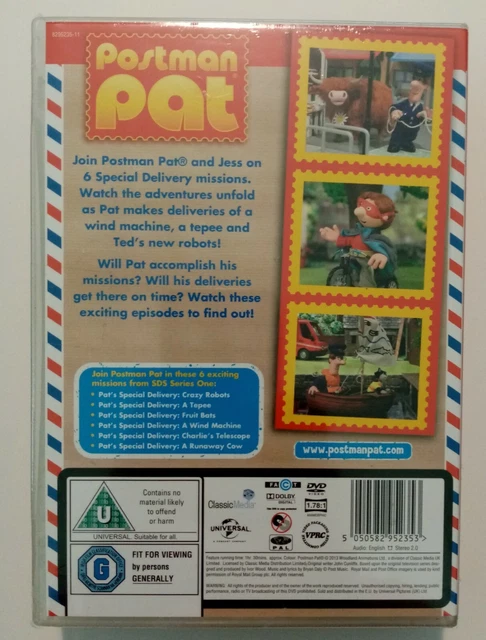 POSTMAN PAT PACK A Brand New Mission Series 1 With Toy and DVD £8.95 ...