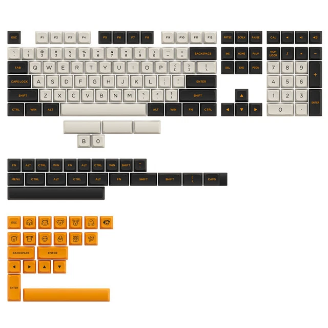 AKKO CARBON RETRO Keycap Set, ASA Profil, US-Layout EUR 61,90 - PicClick IT