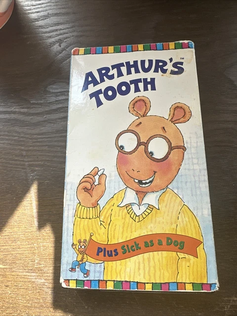 ARTHUR - ARTHURS Tooth + Sick as a Dog VHS 1998 Animated Childrens ...
