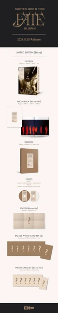 ENHYPEN WORLD TOUR 'FATE' IN JAPAN (First Press Limited Edition) [Blu ...