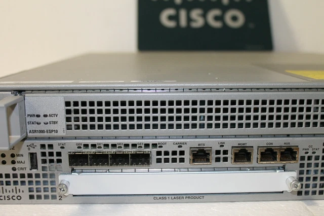 CISCO ASR1002 ASR1000-ESP10 ASR1002-10G/K9 Dual ASR1002-PWR-AC $314.42 ...