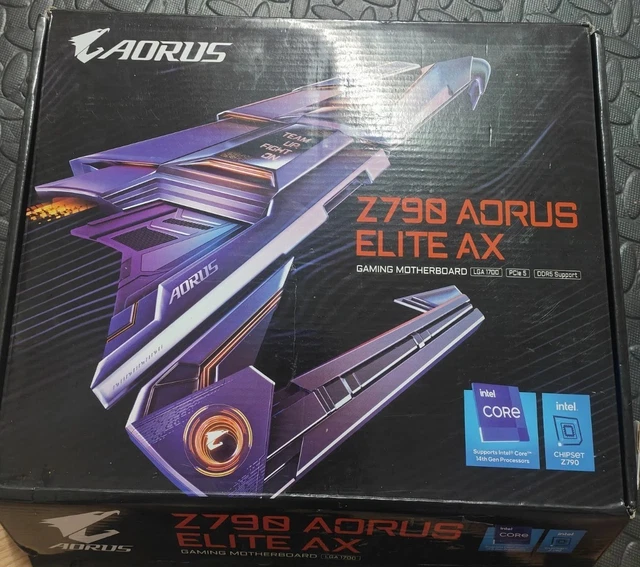 GIGABYTE Z790 AORUS ELITE AX LGA 1700 ATX Intel Motherboard DDR5 £157. ...