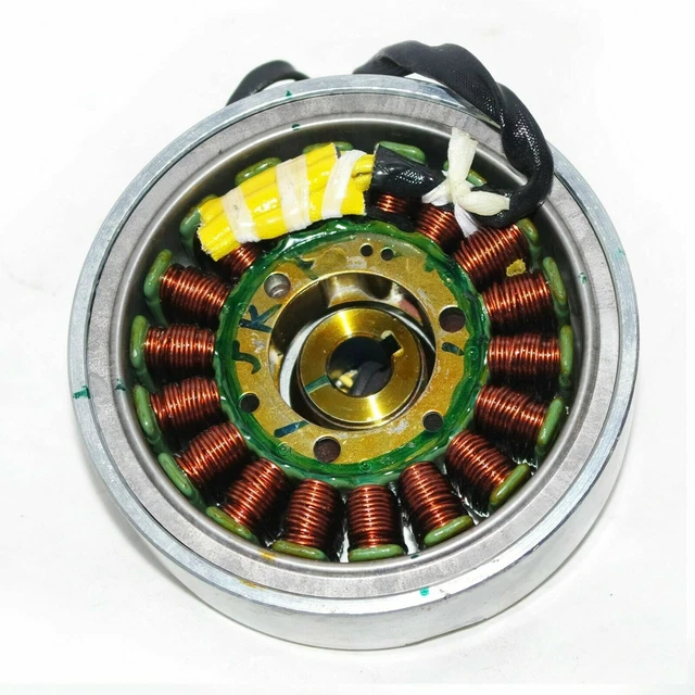 POUR ROYAL ENFIELD 350 Volant Magneto Stator & Rotor Assemblage Trois ...