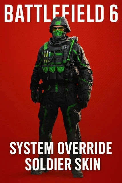 BATTLEFIELD 6 - System Override Soldier Skin - BF6 Razor Key / CODE ⚡ ...