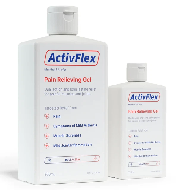 ACTIVFLEX PAIN RELIEVING Gel 2x 500ml (Flexall 454 Alternative ...
