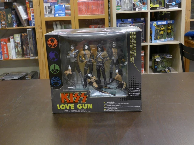 MCFARLANE KISS LOVE GUN DELUXE BOX SET LIMITED EDITION Figures Unopened Rare £549.99 - PicClick UK