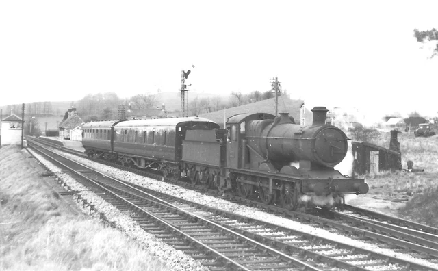 3201 EX-GWR COLLETT '2251' CLASS 0-6-0 - 1962 COLE (FOR BRUTON) STATION ...