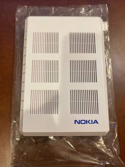 NOKIA FIBER OPTIC Modem Intertek G-240G-A Alcatel Lucent (G118672-7C ...
