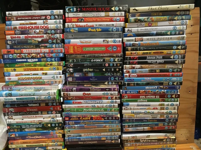 JOB LOT 10X Kids Playtime DVDs Movies Bundle Childrens Mixed Family ...