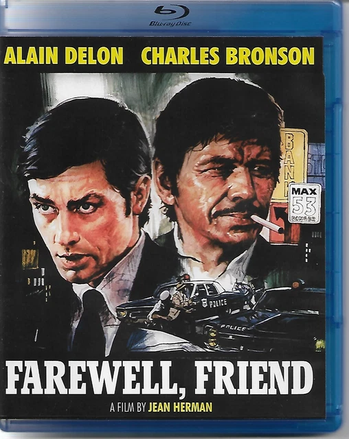 FAREWELL FRIEND BLU-RAY Alain Delon Charles Bronson HEIST DISC IS MINT ...