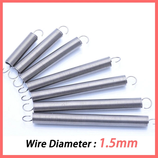 EXPANSION SPRING *WIRE Diameter 1.5mm* Tension Expansion Extending ...
