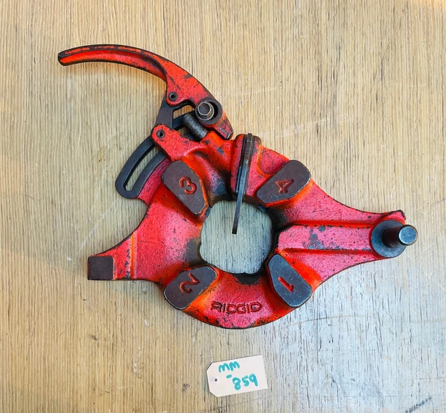 RIDGID RECEDING DIE Head 1224 Pipe Threader/Threading Machine 1/2" To 2 ...