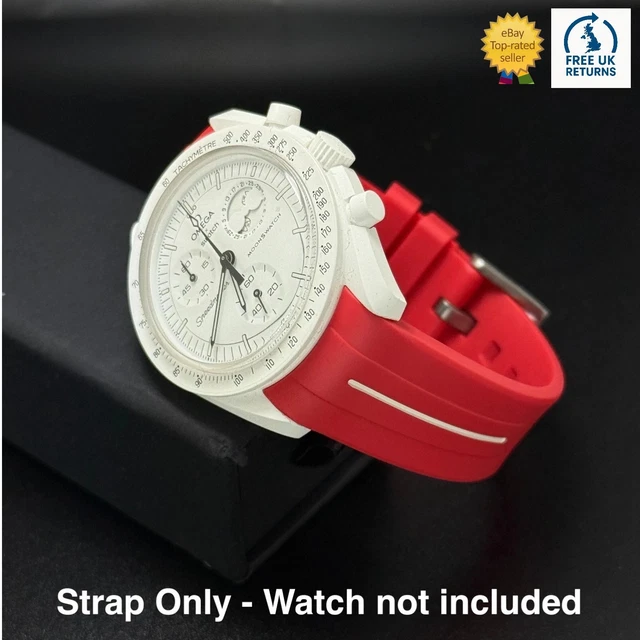 OMEGA X SWATCH MoonSwatch Mission to Mars Moonphase Snoopy Red White ...