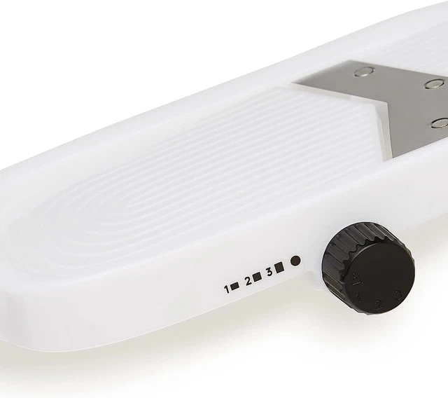 MANDOLINE SLICER, HAND-HELD Potato Vegetable Fruit Slicer with 3 ...