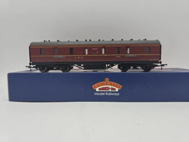 BACHMANN 00 50FT Parcels Van Lms Crimson.'31200' 34-327D £16.15 ...