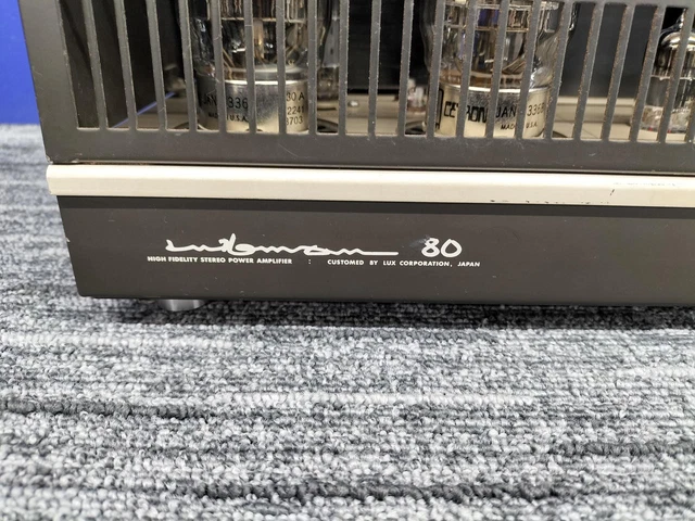 LUXMAN MQ80 TUBE Amplifier Revised Power Transformer Replaced Worn ...