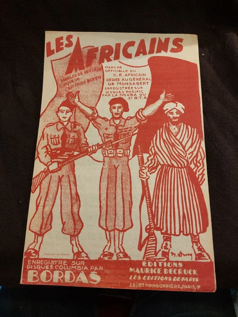 SPARTITO I AFRICANI La Nouba Del 3e RTA Sheet Music EUR 19,93 - PicClick IT