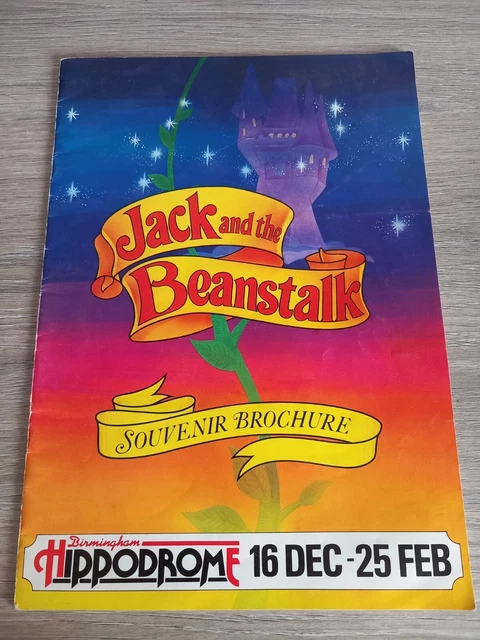 VINTAGE PANTOMIME PROGRAMME Jack & The Beanstalk 1988 Abbot Emberg Birmingham £3.50 - PicClick UK