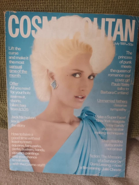 COSMOPOLITAN MAGAZINE JULY 1981 PAULA YATES - Rare * £42.28 - PicClick UK