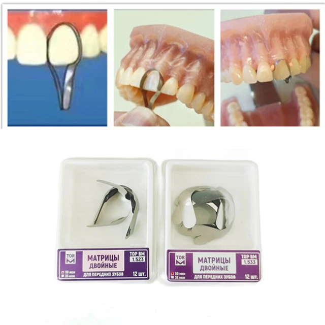 DENTAL PROXIMAL ANTERIOR Strips Twin Matrices Matrix TOP BM 1.523 1.533 ...