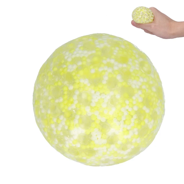 YELLOW STRESS RELIEF Ball Squeeze Anxiety Relief Decompression Ball Toy ...