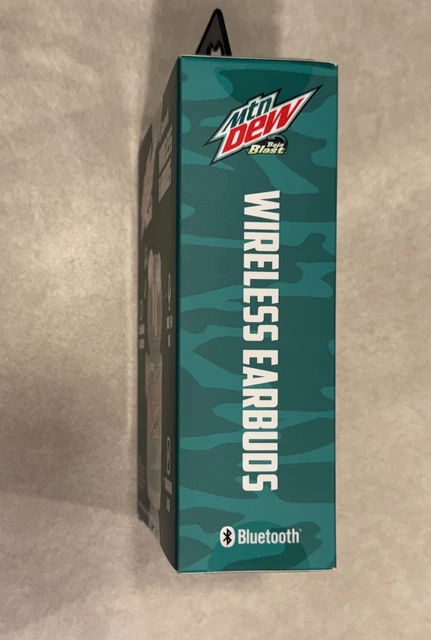 PEPSI MTN DEW Baja Blast Bluetooth True Wireless EarBuds Carabiner and ...