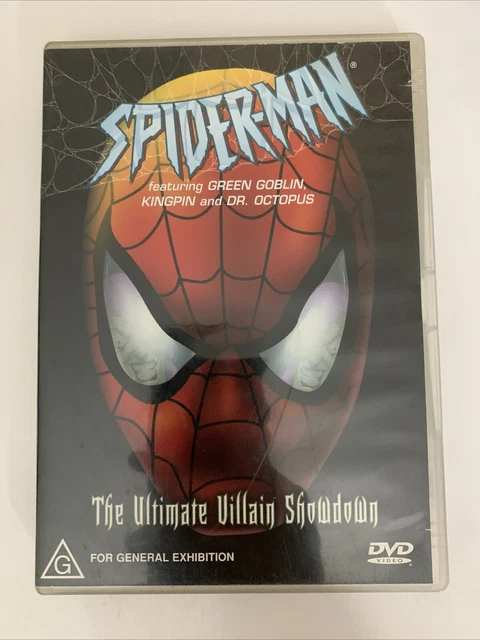 SPIDERMAN : THE Ultimate Villain Showdown (DVD, 1996) Region 4 $9.99 ...