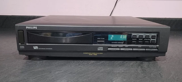 PHILIPS CD-162 COMPACT Disc Bitstream Conversione - LETTORE CD SEPARATO ...