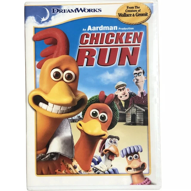 CHICKEN RUN DVD 2000 Aardman Animation / DreamWorks Family Movie Region 1 EUR 11,35 - PicClick DE