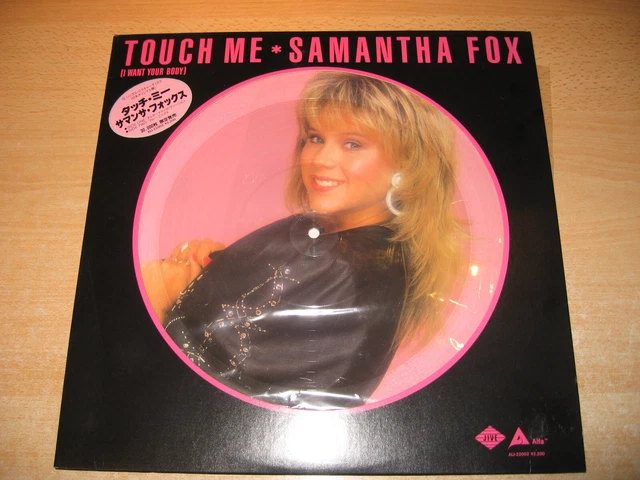 SAMANTHA FOX-TOUCH ME -RARE Japanese Import 12" Picture Disc-Original ...